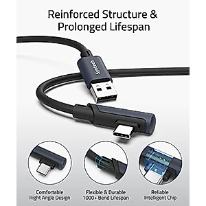 Syntech Link Cable 20 FT Compatible with Quest2/Pro/Pico4 Accessories and PC/Steam VR, High Speed PC Data Transfer, USB 3.0 to USB C Cable for VR Headset and Gaming PC, Black