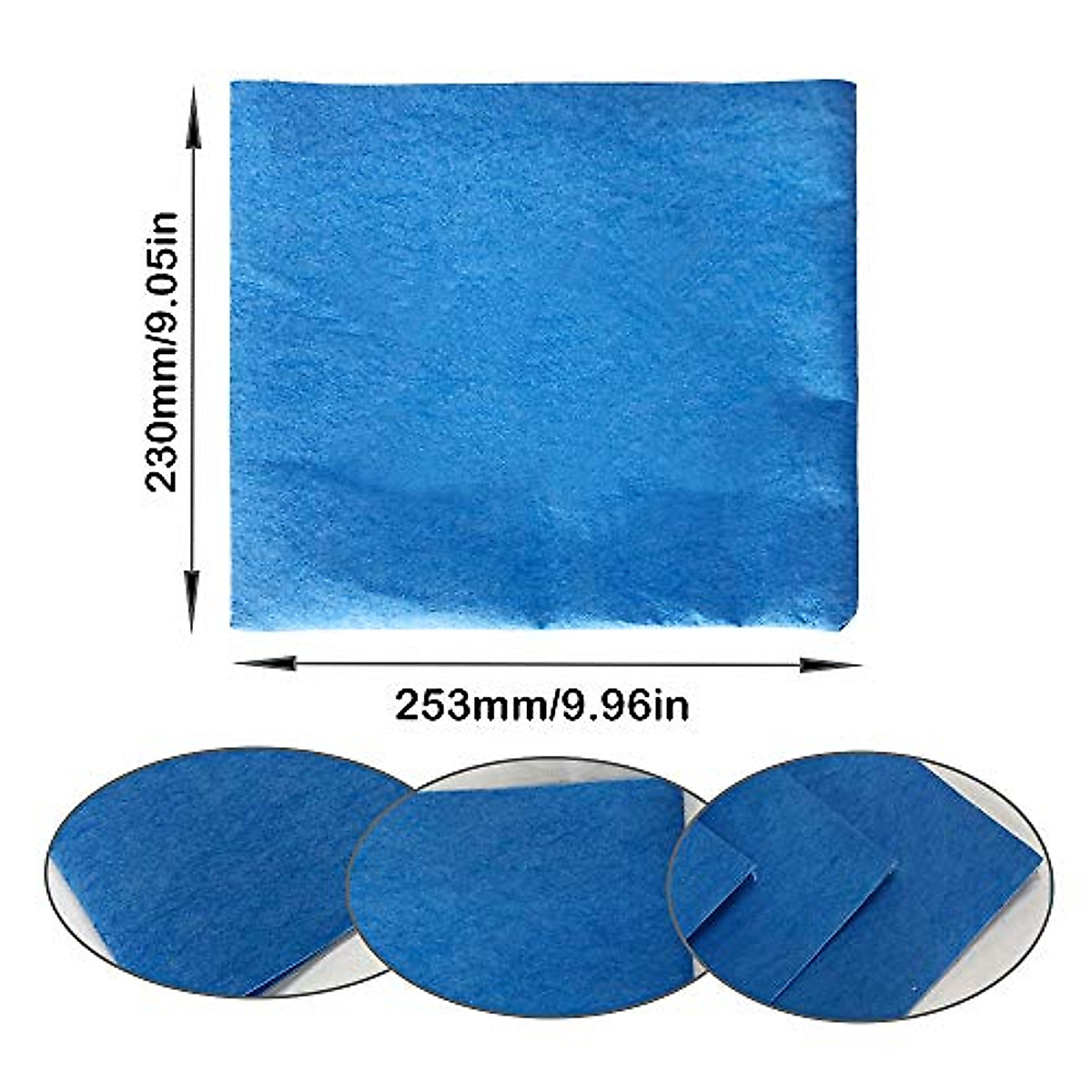 S SMILEFIL 9 Pack Blue Cloth Reusable Dry Filter Bags Compatible with Stanley 25-1217 1-5 Gallon Wet/Dry Vacuums
