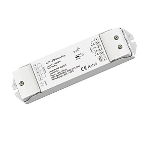 LAZIRO LED Dimmer 12V 24V 15A PWM Wireless RF LED Dimmer Switch ON Off with 2.4G 4 Channel Dim Remote for Single Color LED Strips (Color : V4)