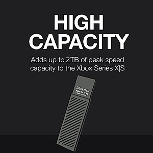 Reletech Xbox Serie x Xbox Serie s1tb2tb Solid State Drive - nvme Storage Expansion Card SSD (Black, 2, TB) (Black, 2, TB)