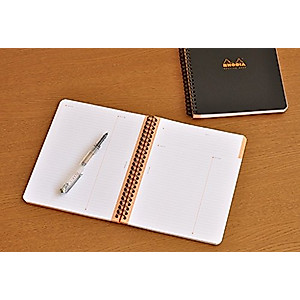 Rhodia Meeting Books 6 X 8 Inches, Pack of 3, Black, White and Orange