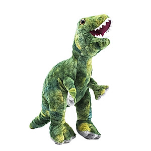 AIXINI Stuffed Dinosaur Plush Giant T-Rex Toy - 23.6" Lifelike Stuffed Tyrannosaurus Animal for Boys, Green