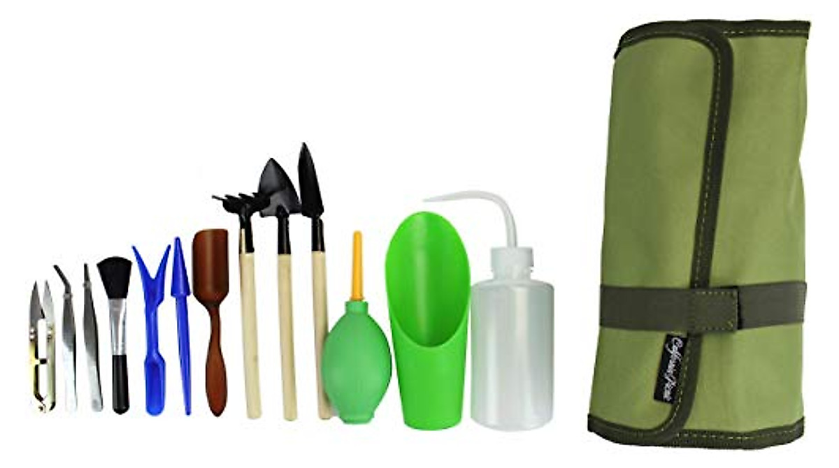 Succulent Kit Roll Organizer for Indoor Gardening | Complete Tool Set