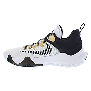 Nike Men's Giannis Immortality Athletic Basketball Shoes (White/Metallic Gold-Black, us_Footwear_Size_System, Adult, Men, Numeric, Medium, Numeric_14)