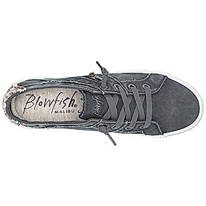 Blowfish Malibu Women's Fruit Sneaker, Desert Iron Smoked Canvas, 7.5
