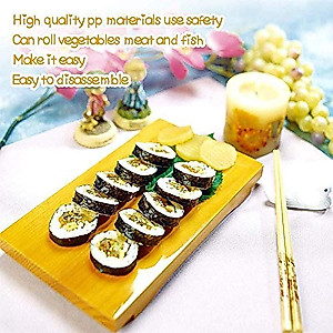 Sushi Roll Machine,DIY Sushi Maker Roller,Beginners Sushi Roll Machine,Magic Longevity Driver Sushi Roll Machine Home Kitchen Tools Utensils