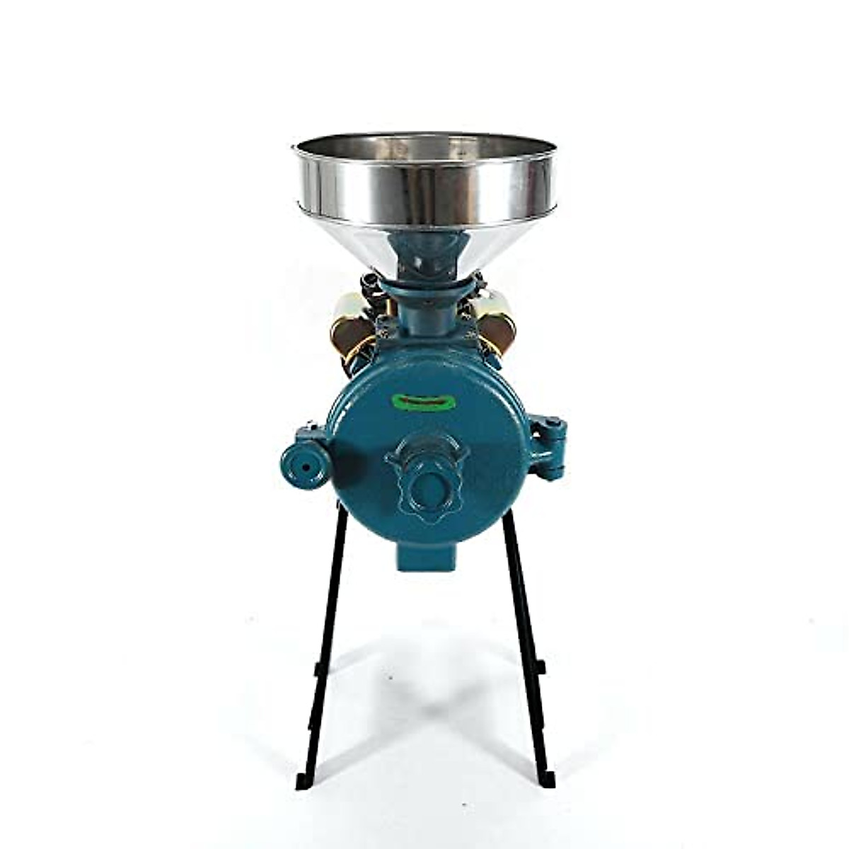 PRIJESSE Electric Grain Grinder Mill, 110V Wet Dry Corn Grinder, Commercial Heavy Duty Feed Mill Dry Cereals Wheat Grinder, with Funnel