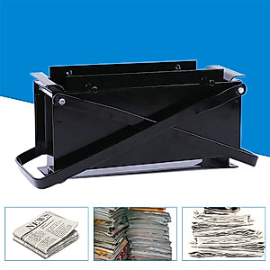 DNYSYSJ Newspaper Briquette Maker,Newspaper Clumping Press,Manual Transformer Paper Log Brick for Heating Fire Stove Home Tool