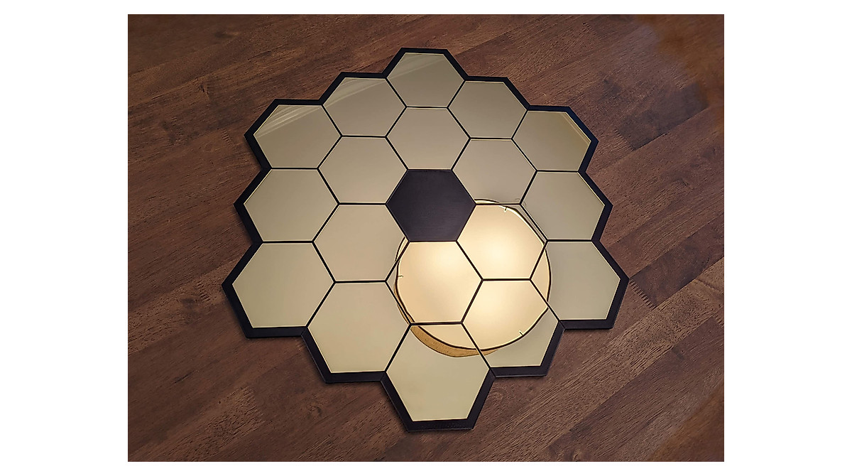 XL James Webb Inspired Mirror - Unique Wall Art