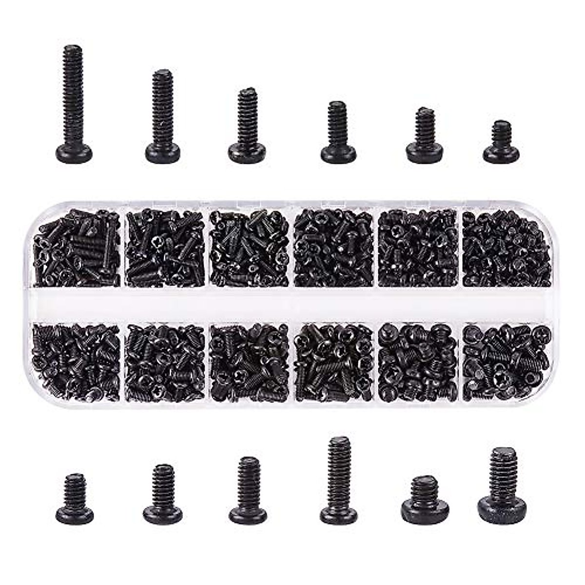 INCREWAY 660pcs Metric M2 M2.5 M3 Laptop Notebook Computer Screw Assortment Kit