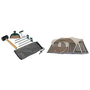 Coleman WeatherMaster Camping Tent with Screened Porch, Weatherproof 6-Person Family Tent with Included Rainfly and Carry Bag, Easy Setup Tent with Screened-In Porch