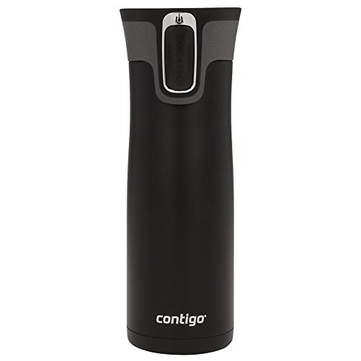 Contigo West Loop Stainless Steel Vacuum-Insulated Travel Mug with Spill-Proof Lid, Keeps Drinks Hot up to 5 Hours and Cold up to 12 Hours, 20oz Matte Black