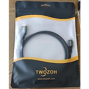 Twozoh Micro HDMI to Mini HDMI Cable, Mini HDMI Male to Micro HDMI Male Cable, Micro HDMI Type D Male to Mini HDMI Type C Male Cable Support 3D/4K 1080p 3Ft