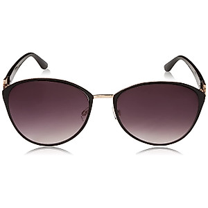 Jessica Simpson Women's J5329 Chic Metal Cat Eye Sunglasses with UV400 Protection - Glamorous Sunglasses for Women, 60mm