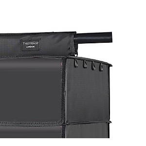 TreeHouse London XL Fedora Hat Rack with Dust Cover - Closet Hanging Cap Organizer - Pack of 2 Cowboy Hat Holder - Storage Shelf Organizer for Men & Women - For Bowler & Wide Brim Hats, Dustproof