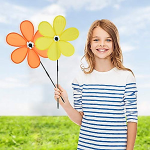 B bangcool Wind Spinners Sunflower Lawn Pinwheels Windmill Party Pinwheel Wind Spinner for Patio Lawn & Garden
