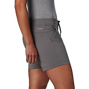 Columbia Women's Anytime Outdoor Short Shorts, City Grey, 4x5