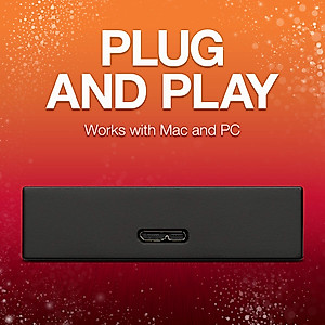 Seagate Backup Plus Portable 4TB External Hard Drive HDD – Black USB 3.0 for PC Laptop and Mac, 1 Year Myliocreate, 2 Months Adobe CC Photography, 2-year Rescue Service (STHP4000400)