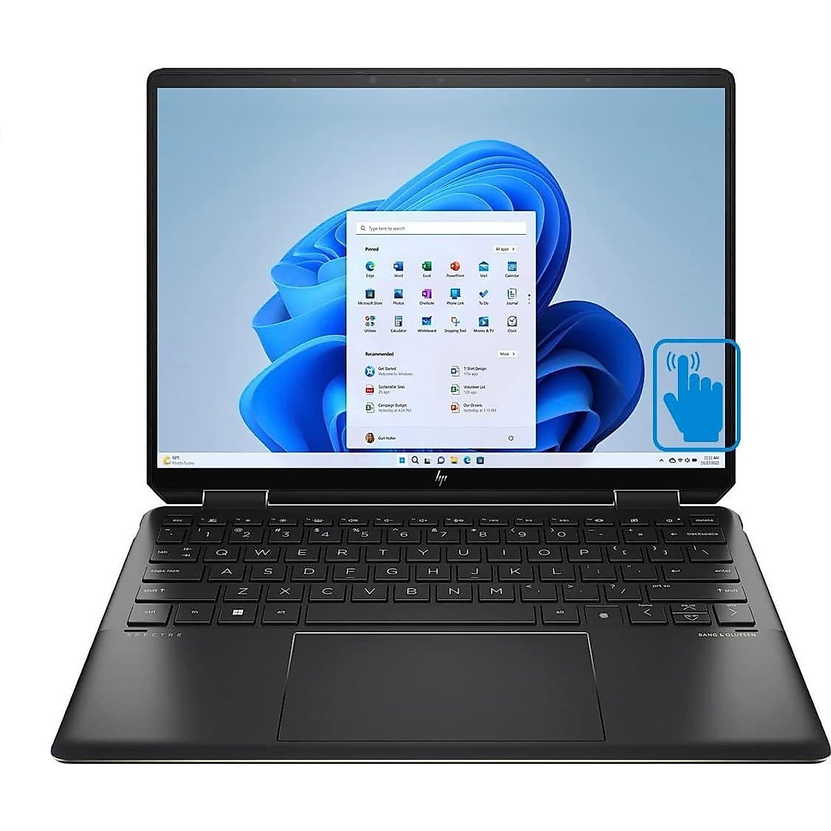HP Spectre x360 2-in-1 Laptop 2023 13.5” 1920 x 1280 Display, Intel Core i7-1355U, 10-core, Intel Iris Xe Graphics, 16GB LPDDR4, 512GB SSD, Backlit Keyboard, Thunderbolt 4, FP, Windows 11 Home