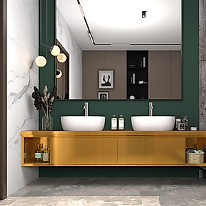 Cohoo Home Gold Stainless Steel Contact Paper for Appliances Gold Brushed Metal Look Wallpaper Stainless Steel Peel and Stick Self-Adhesive Waterproof Wallpaper for DIY Cabinets Decor 17.7inW 78.7inL