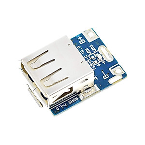 ALAMSCN 12PCS 5V 1A Boost Step Up Power Supply Module Lithium Battery Li-ion Charging Protection Board 134N3P DIY Charger LED Display USB and Micro Port
