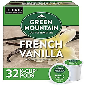 Green Mountain Coffee Roasters French Vanilla Coffee, Keurig Single-Serve K-Cup pods, Light Roast, 32 Count