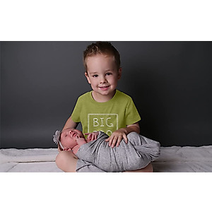 Big Brother Shirt Toddler Baby Boy Promoted to Big Brother Announcement Tshirt Infant Short Sleeve Clothes Green