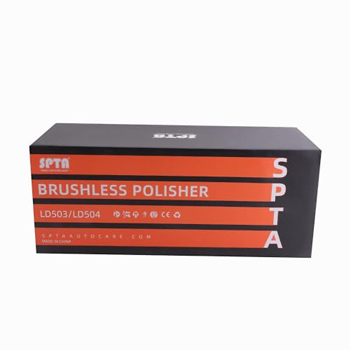 SPTA Buffer Polisher, 780W 5Inch & 6Inch Dual Action Random Orbital Car Polisher, 41pcs Car Detailing Kit with Polishing Pads, Sanding Papers, Wool Pads, Tool Bag for Car Polishing and Waxing