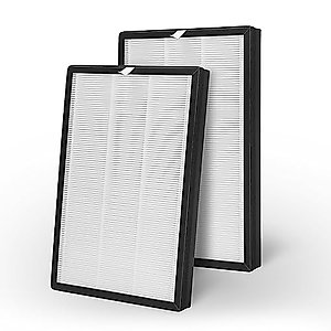 GoKBNY APH260 True HEPA Replacement Filter Compatible with Pure Morning APH260 Purifier, Also Compatible with Pure Morning APH320 WiFi Purifier, 3-in-1 Filter System（2-Pack）