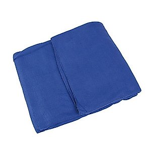 Curaplex Fleece Medical Blanket, Navy, 60" X 90"