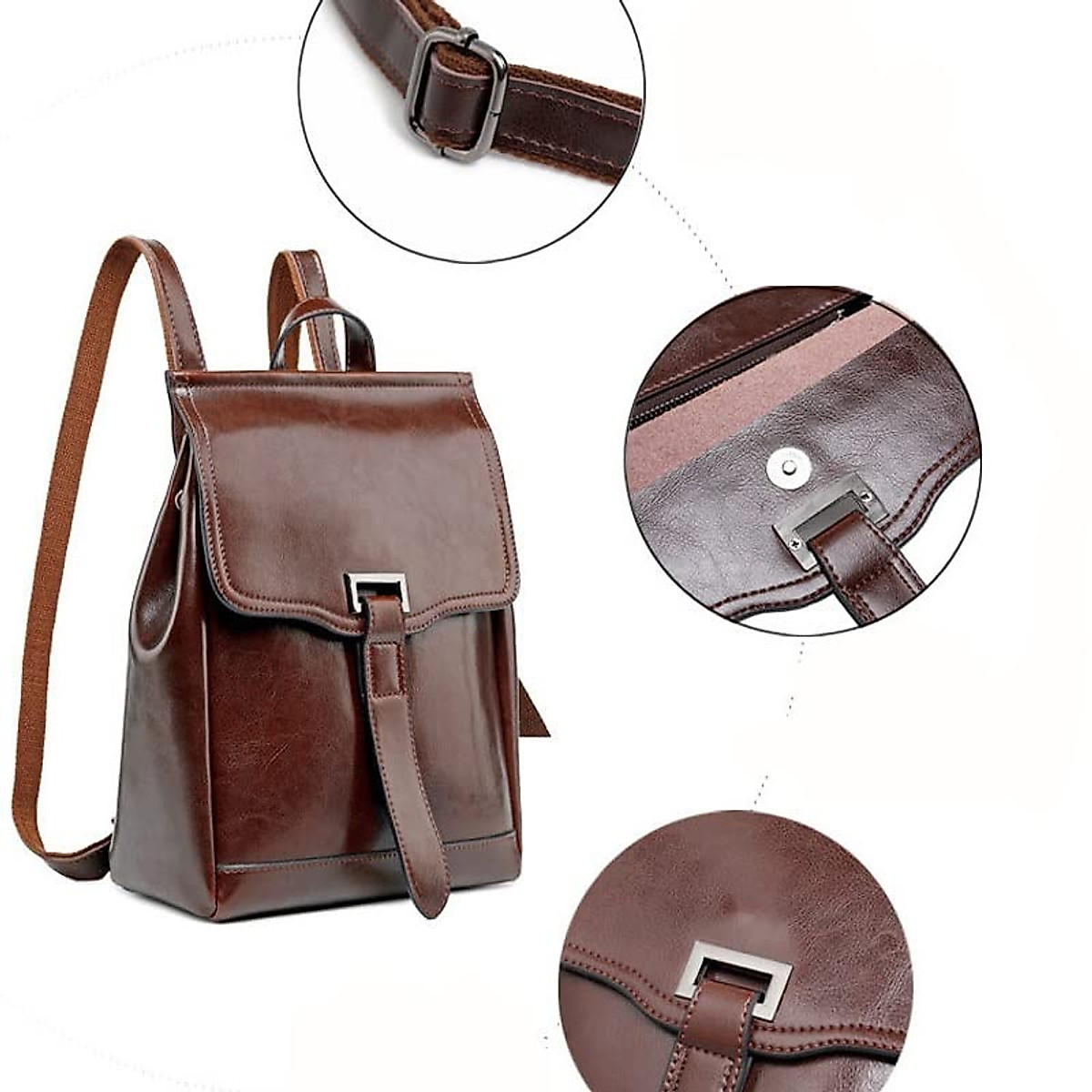 AAOTE Ladies Backpack Travel Backpack Shoulder School Bag for Girls (Color : E, Size : 1) (Color : E, Size : 1)