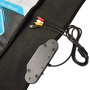 OSTENT USB RCA Non-Slip Dancing Step Dance Mat Pad for PC Computer TV AV Video Game