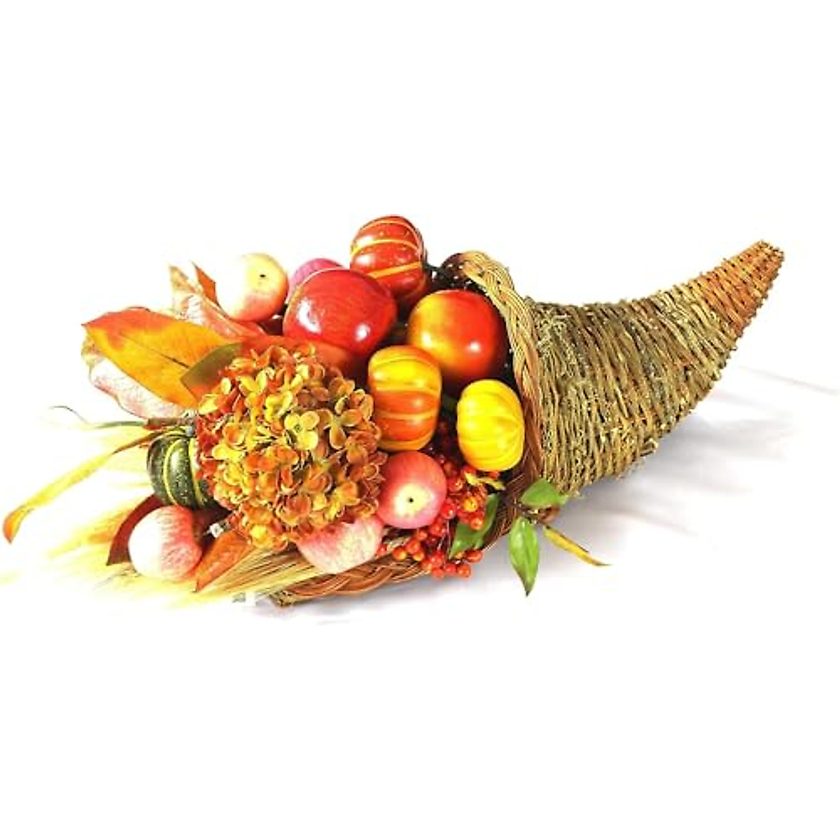 cornucopia basket for thanksgiving decor. (19'' cornucopia)