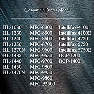 (3 x Toner + 1 x Drum) TG Imaging Compatible TN460 Toner Cartridge DR400 Drum Unit Sets for HL-1240 HL-1250 HL-1270 HL-1440 DCP-1200 DCP-1400 Toner Printer