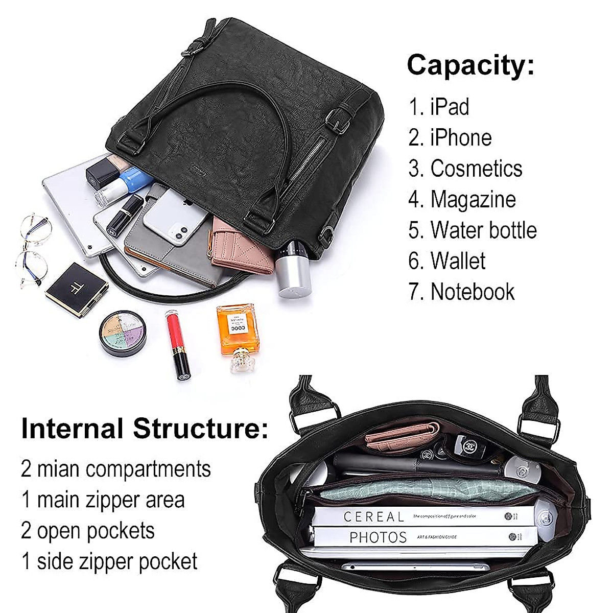 CLUCI Purses and Wallet bundles for women bags Vegan Leather …