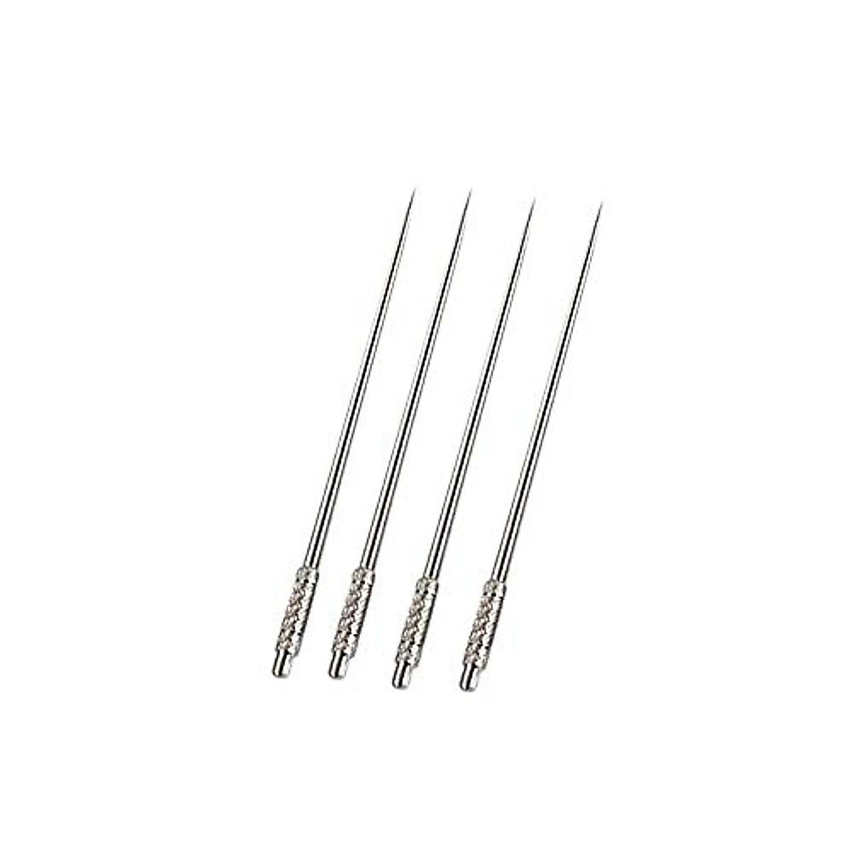 4 Pieces Titanium Toothpicks Set With Stainless Toothpick Holder for Keychain-Portable Outdoor Non-Toxic Reusable Toothpicks- Ideal for Camping, Fruit Picks,Pill Container- Great Christmas Giveaways