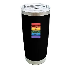 liabiliies Coffee Tumbler 20 oz Everyone is Welcome Here Tumbler with Lid and Straw Insulated Tumblers Stainless Steel Tumbler Funny Gifts for Men