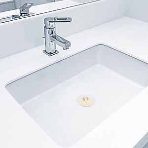 POPETPOP Rubber Sink Stoppers 6 Pack- Drain Stopper Sink Plug with Hanging Ring Anti Clogging Bath Tub Plug Sink Drain Stopper for Kitchen Bathroom Bathtub, 1 inch 25-28 mm