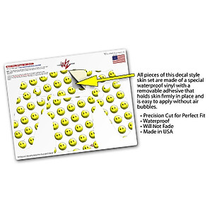 WraptorSkinz Skin Wrap compatible with Sony PS5 DualSense Controller Smileys (CONTROLLER NOT INCLUDED)
