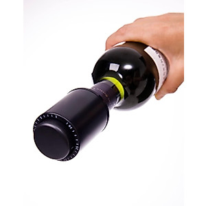 Wine Stoppers for Wine Bottles (2-Pack) - Vacuum Wine Preserver Set - Wine Saver and Sealer for Bottles - Reusable Wine Corks for Glass Bottles - Wine Accessories and Gifts to Keep Wine Fresh