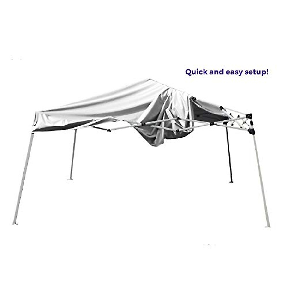 Impact Canopy 040000001 Slant Leg Canopy, 10' x 10', White-No Sidewall