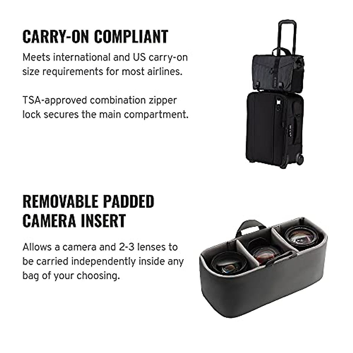 Tenba Roadie Air Case Roller 21 US Domestic Carry-On Camera Bag with Wheels (638-715)