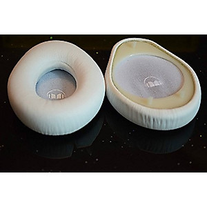 Replacement Earpads Ear Cushion Covers for Monster Diamond Tears Headphone (White)