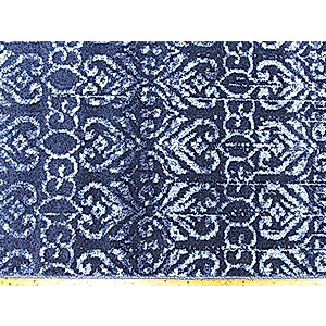 Unique Loom Del Mar Collection Area Rug-Transitional Inspired with Modern Contemporary Design, Rectangular 9' 0" x 12' 2", Blue/Navy Blue