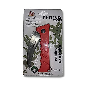 Phoenix Tools 4 3/4" Folding Stainless Steel Sod Knife