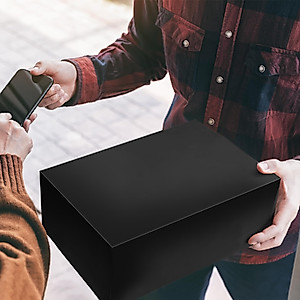 KKBESTPACK 100 Pcs 12x15.5 Poly Mailer Envelopes Shipping Bags Self Adhesive Waterproof Bags (Black), 12 x 15.5