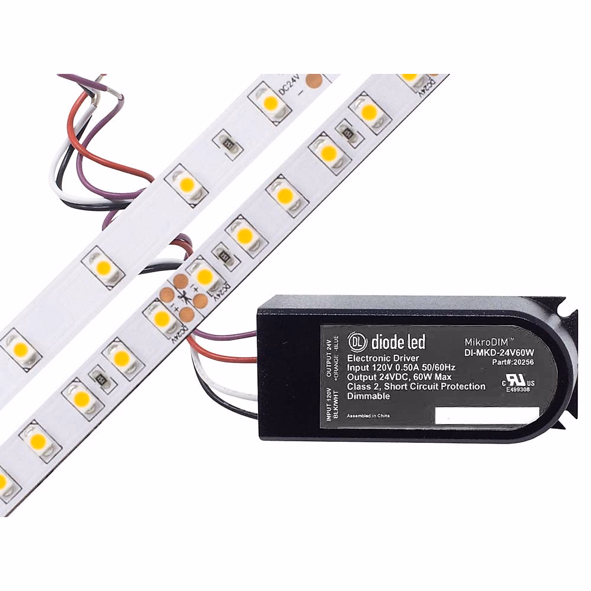 Diode DI-MKD-24V60W MikroDIM Electronic Dimmable Driver (60W - 24 Volts)