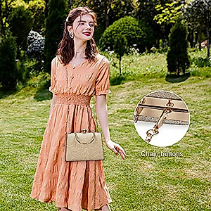 UBORSE Women Clutch Bag Small Crystal Bag Elegant Clutch Evening Purse for Wedding Cocktail Party