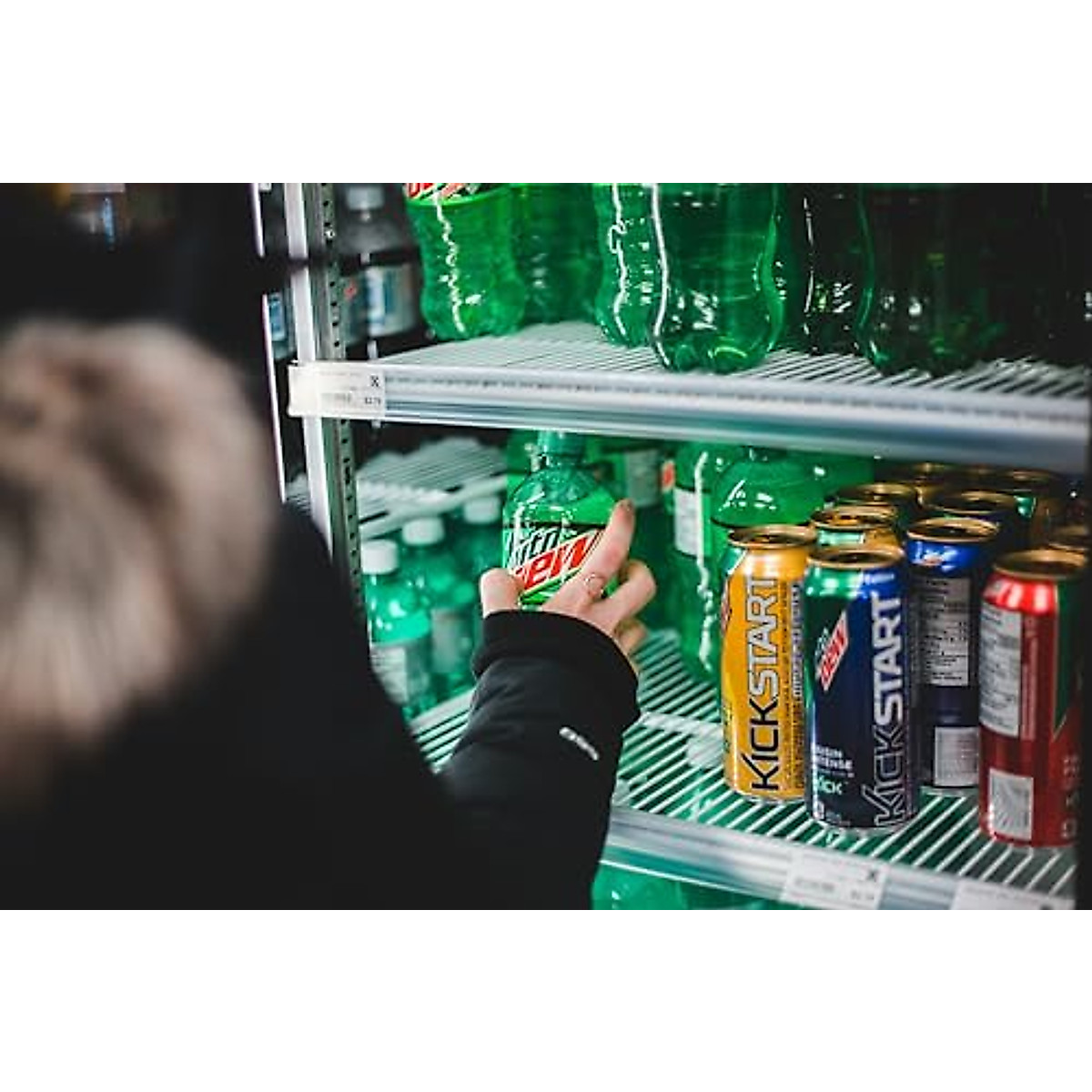 Elite Kitchen Supply Commercial Display Refrigerator, ETL NSF Upright Reach-in Fridge Cooler Merchandiser with Glass Door in Black, 24" W 15.1 cu. ft. Fan Cooling