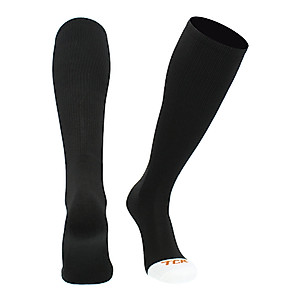 TCK Prosport Performance Tube Socks (Black, Medium)